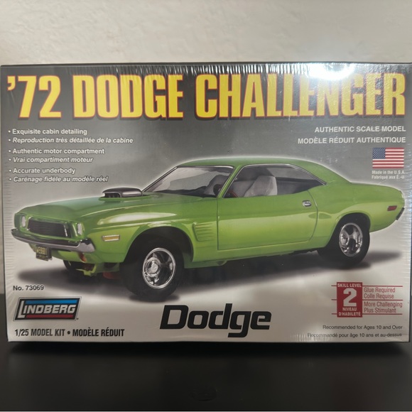 Dodge | Toys | 72 Dodge Challenger Model Car Kit | Poshmark